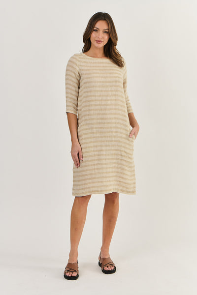 GA486 linen dress - curtis & cloud